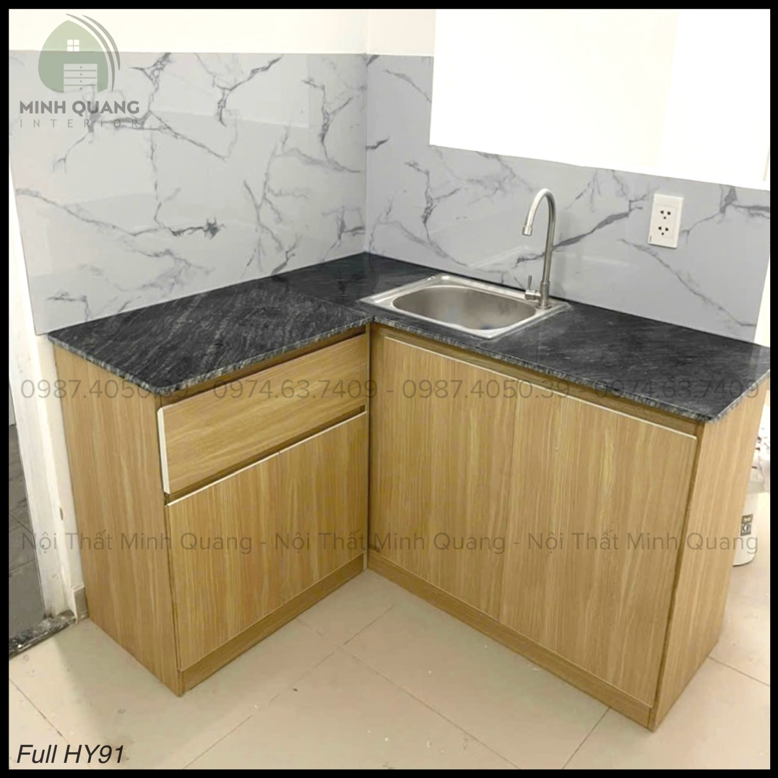 Tủ Bếp TB009 Vincoplastic – Thiết Kế Hiện Đại, Dễ Vệ Sinh